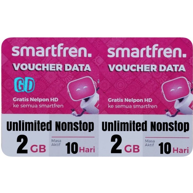 Gudang Data Store – Jual Voucher SmartFren Unlimited Nonstop 2GB